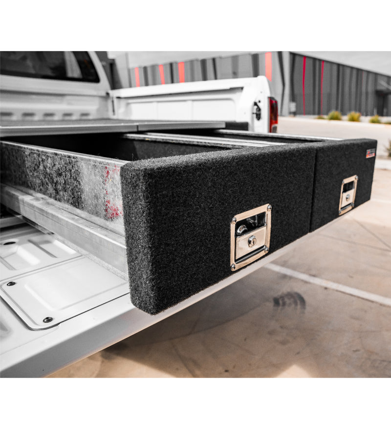 Ranger PJ PK 2007-2009 4401 Galvanised Steel Carpet Dual Drawer System ...