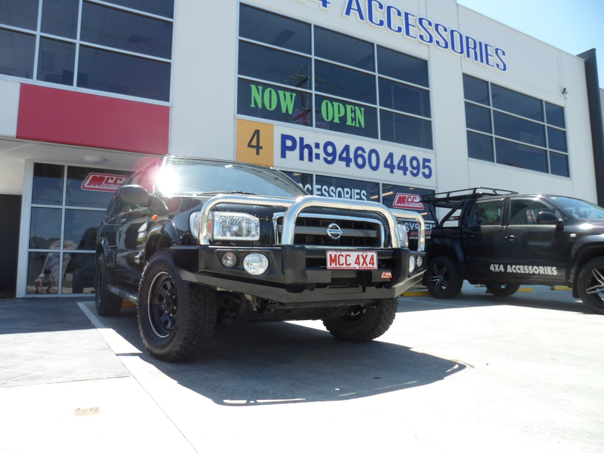 Pathfinder R50 1996-2004 707-01 Falcon Bull Bar Triple Stainless Loops ...