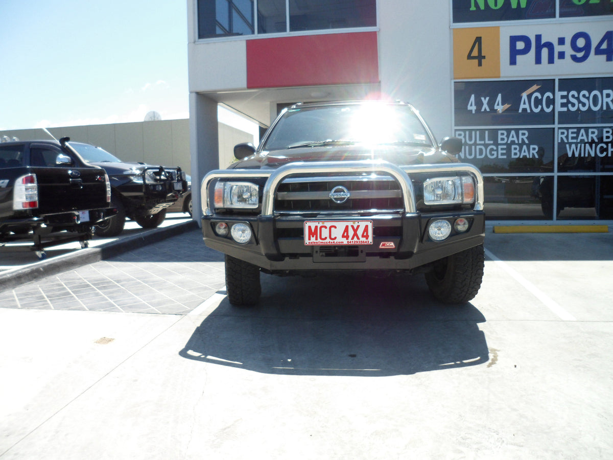 Pathfinder R50 1996-2004 707-01 Falcon Bull Bar Triple Stainless Loops ...