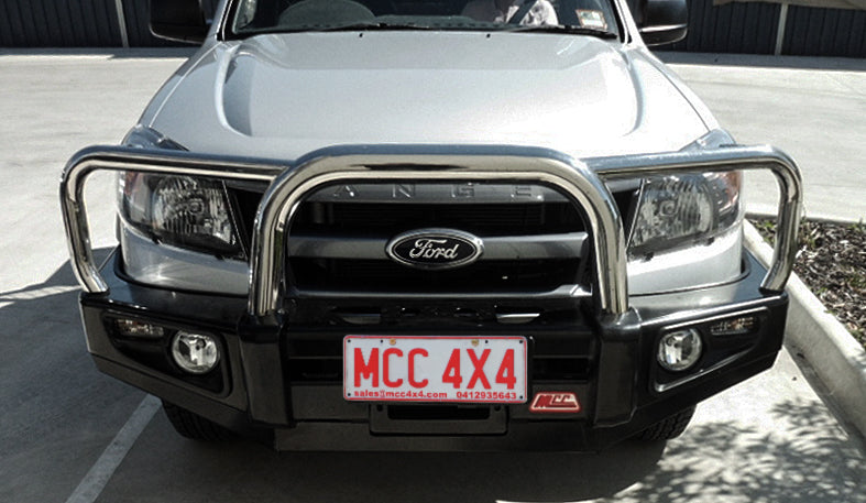 Ranger PK 2009-2011 707-01 Falcon Bull Bar Triple Stainless Loops Pack ...