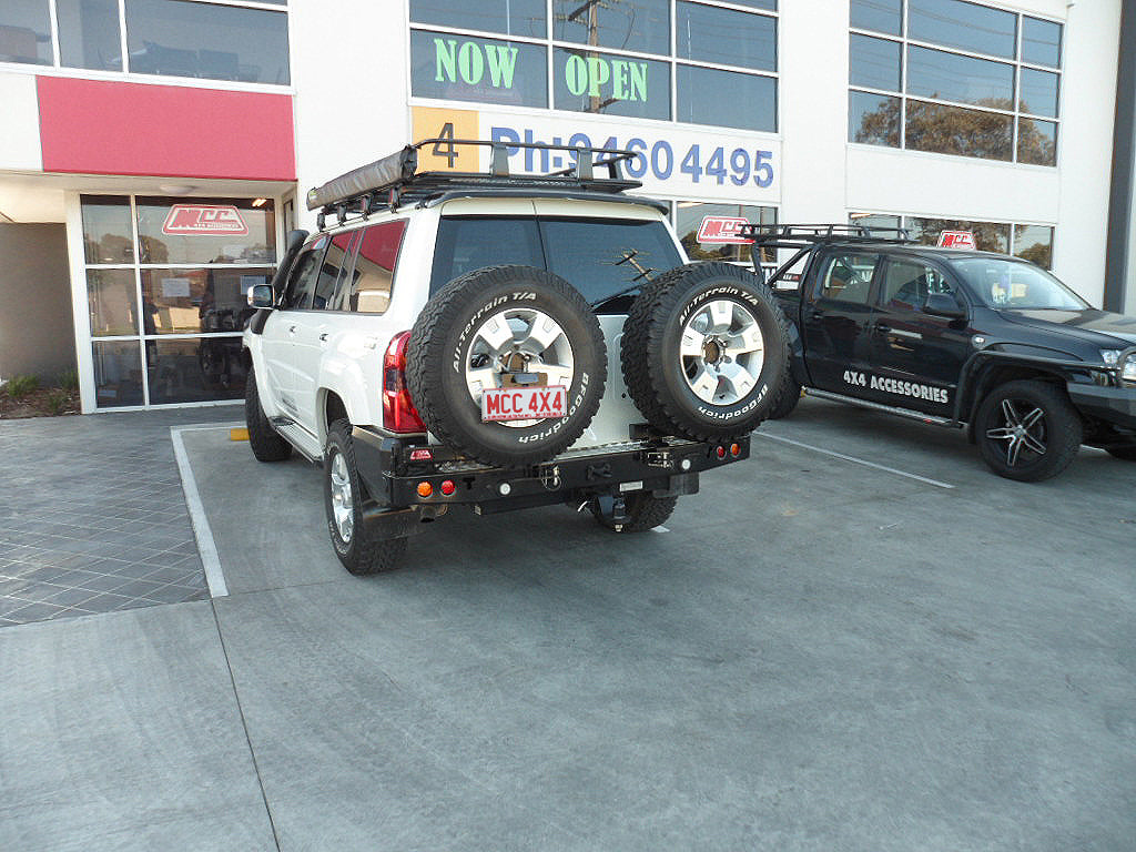Patrol Y61 2005-2012 022-02 Rear Wheel Carrier Dual Wheels Carrier Pac ...