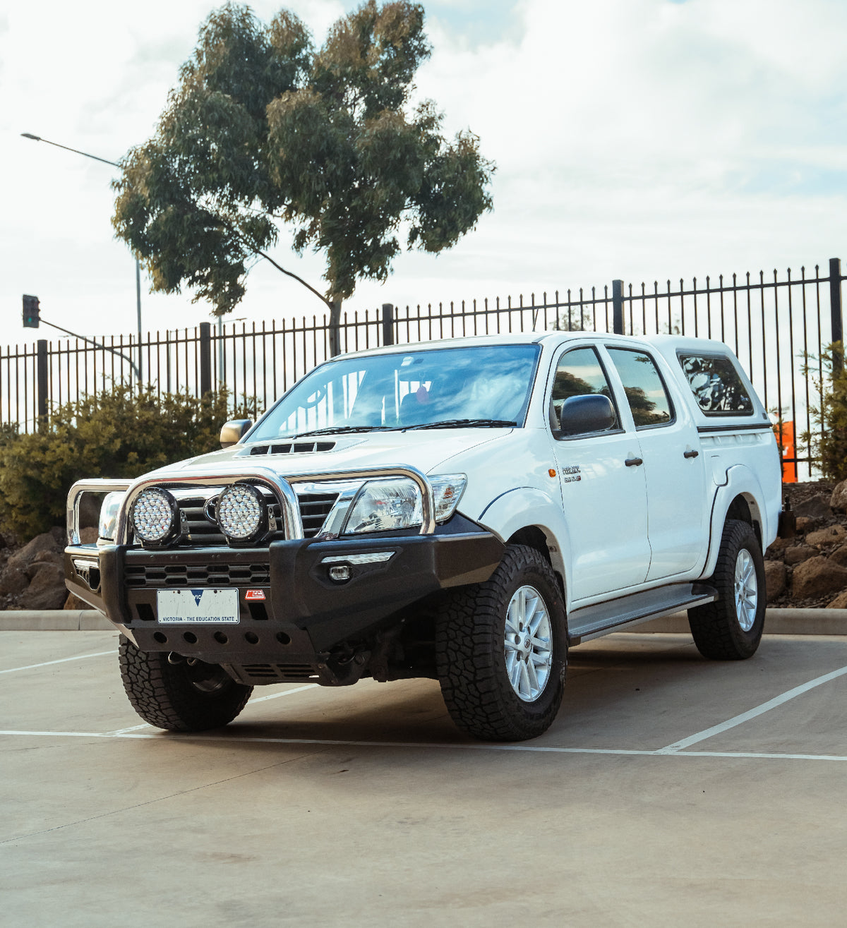 Hilux KUN26R 2012-2015 808-01 Phoenix Bull Bar Triple Stainless Loops ...