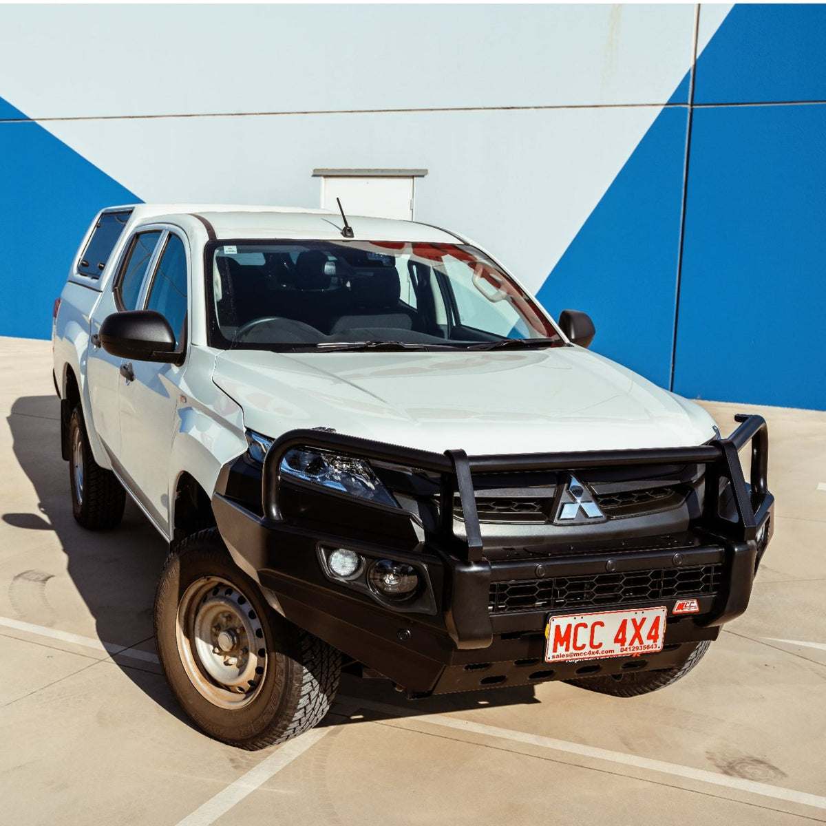 Triton MR 2019-Present 707-02 Falcon Bull Bar Black A-Frame Package (L – MCC 4x4