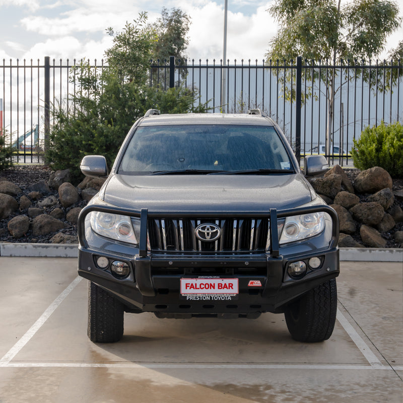 Prado 150 prefacelift 2009-2017 707-02 Falcon Bull Bar Black A-Frame P ...