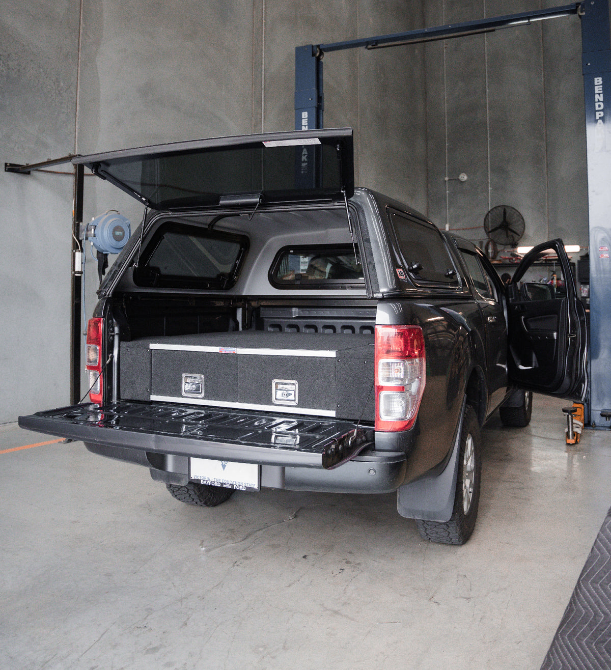 Ranger/BT50 2011-2021 4401 Galvanised Steel Carpet Dual Drawer System ...