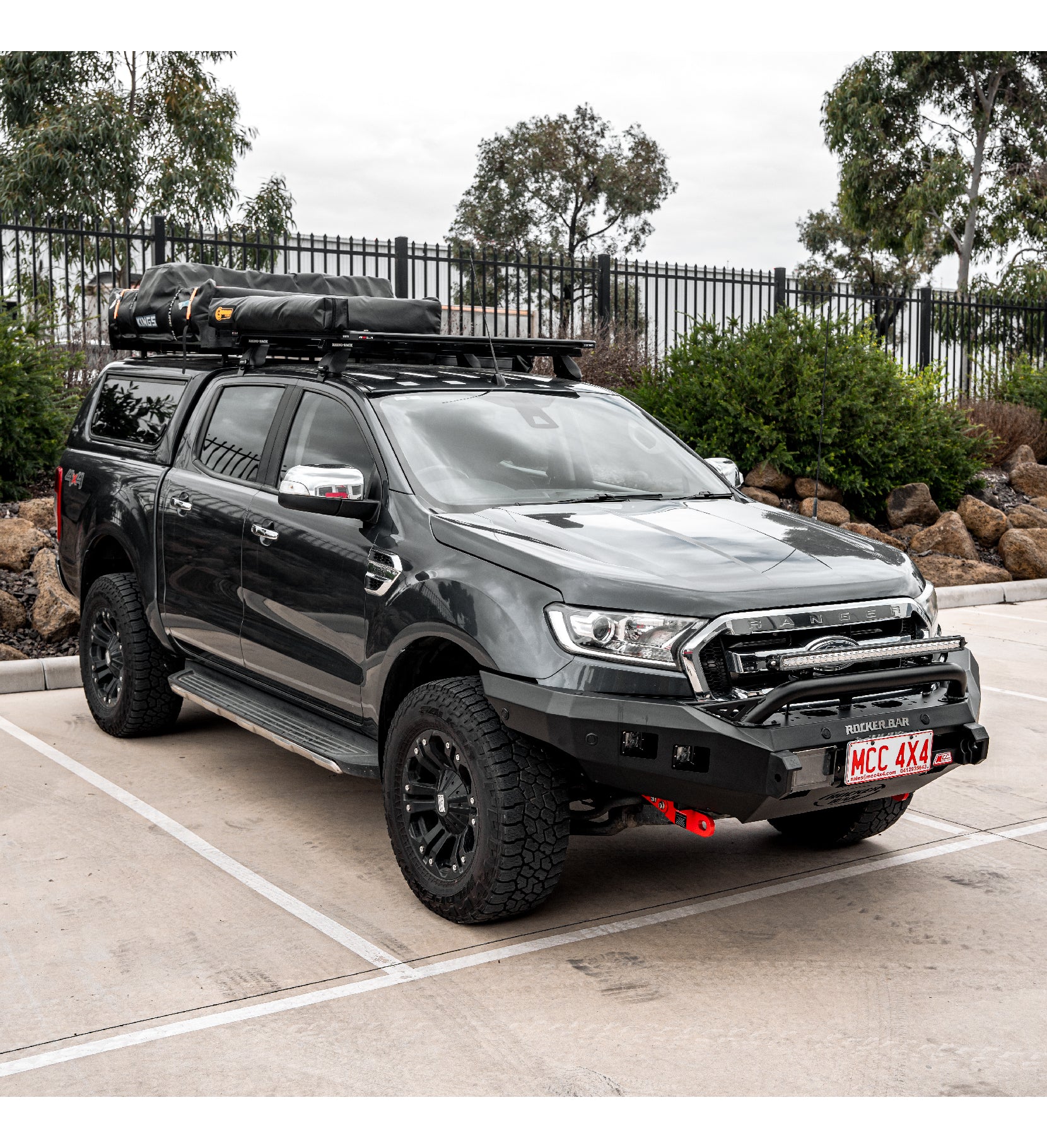 Ranger PX 2 2016-2019 Tech Pack 078-01SQL Rocker Bull Bar Single Low L ...