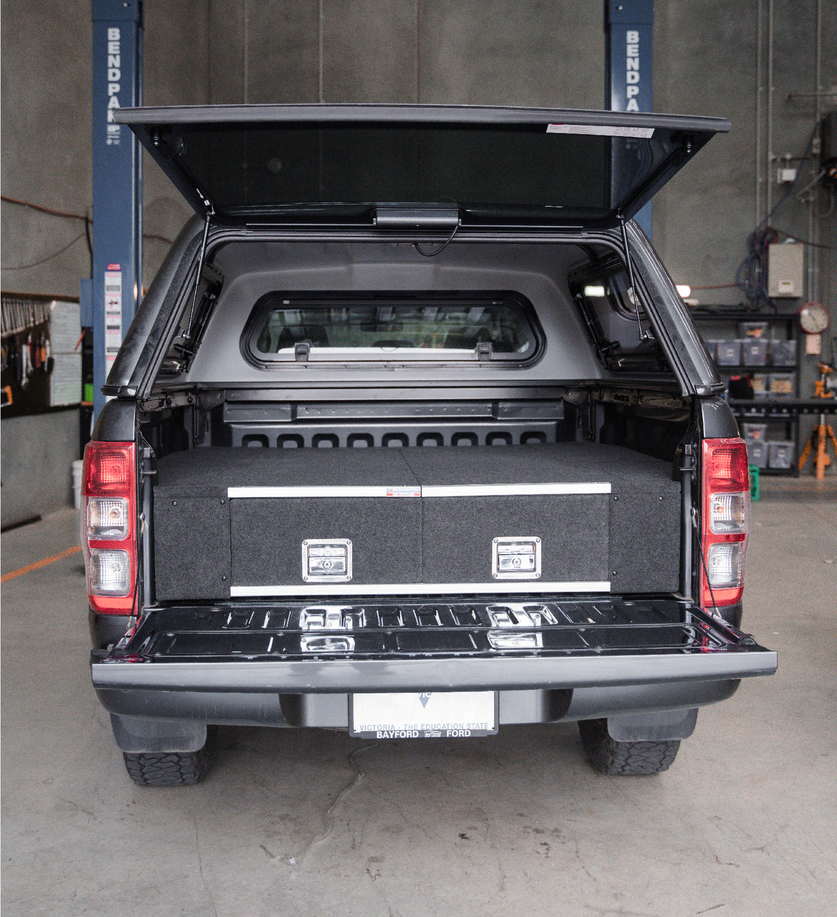 Ranger/BT50 2011-2021 4401 Galvanised Steel Carpet Dual Drawer System ...