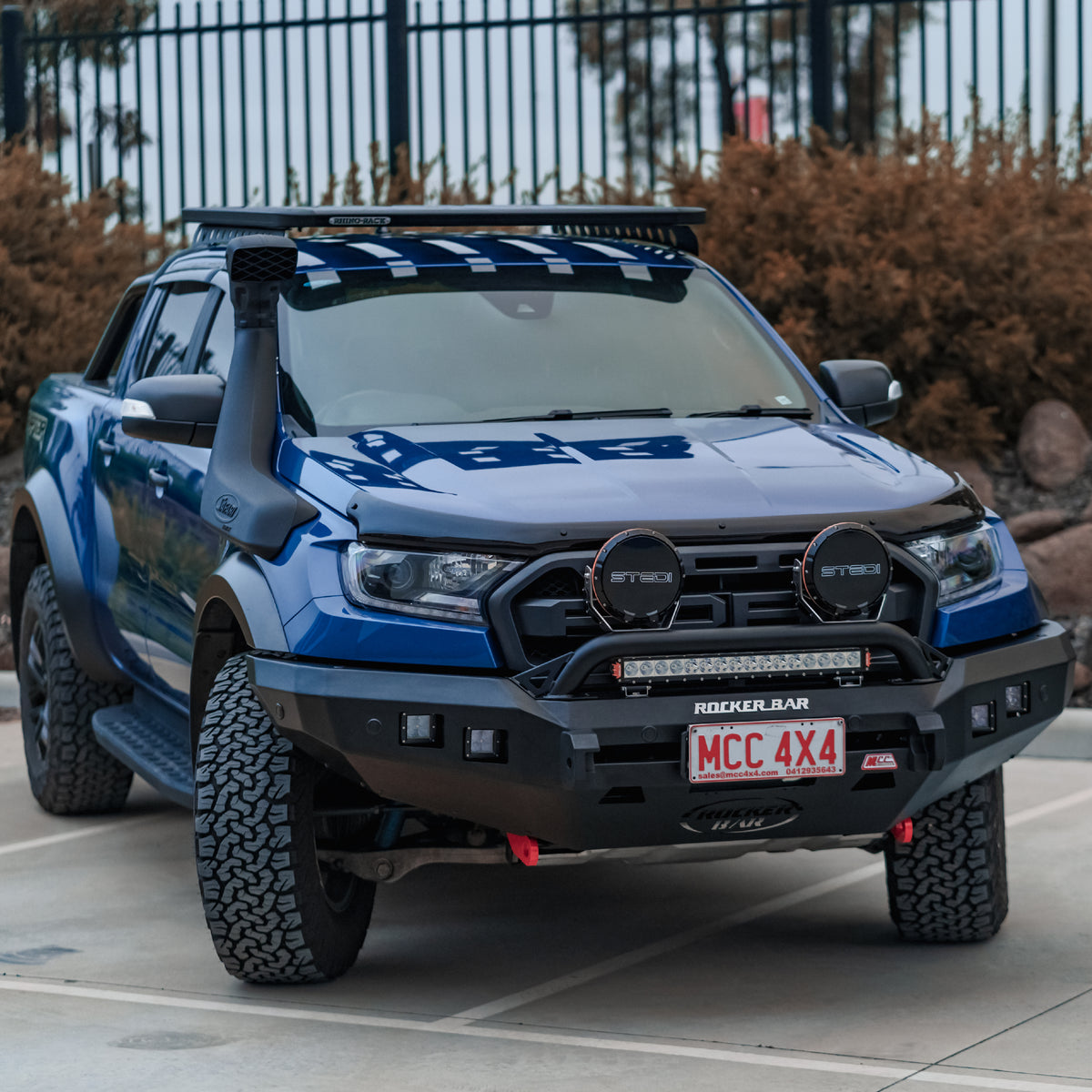 Ranger Raptor 2018-2021 Single Loop Rocker Bull Bar Pack – MCC 4x4