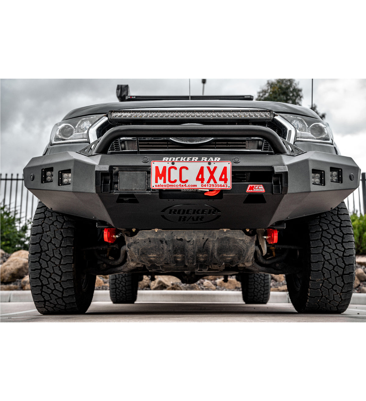 Ranger PX 2 2016-2019 Tech Pack 078-01SQL Rocker Bull Bar Single Low L ...