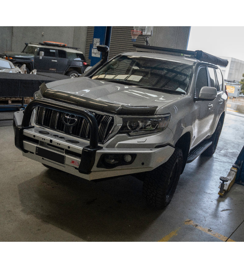 Prado 150 facelift 2017-Current 707-01 Falcon Bull Bar Single Black Lo ...