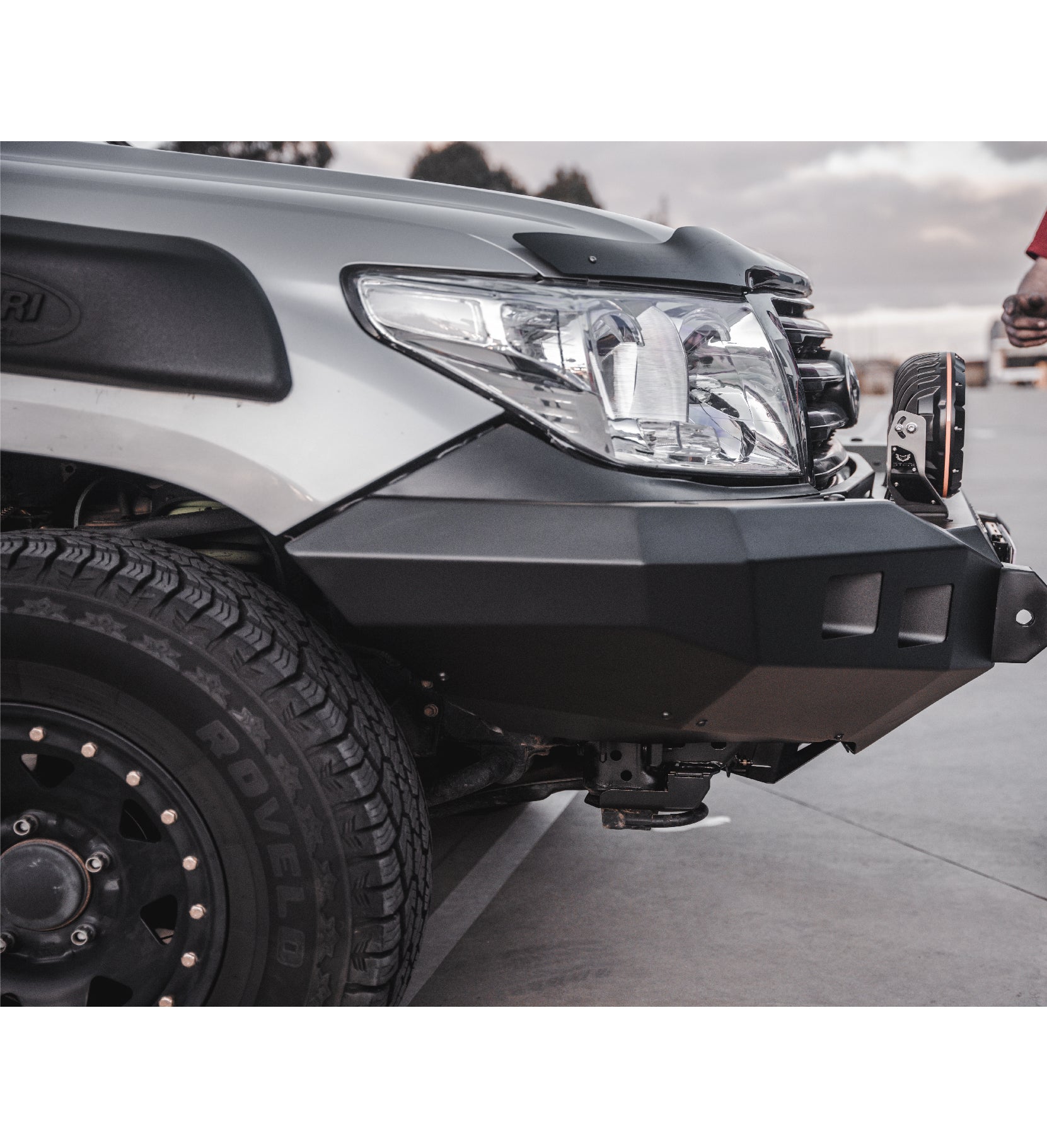 Land Cruiser 200 series prefacelift 2007-2015 078-01SQ Rocker Bull Bar ...